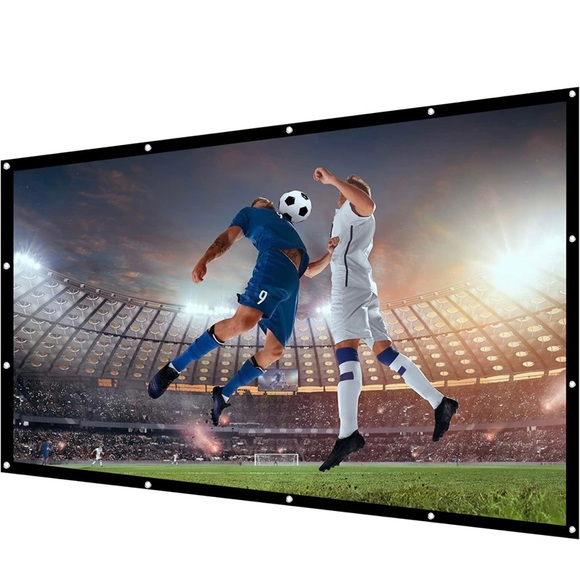 Other | 10 Inch Projection Screen 169 Portable Hd Movie Screen Pvc ...